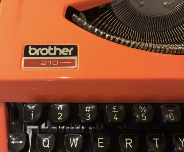 1970’s RETRO BROTHER 210 TYPEWRITER - Islington Antiques and Interiors